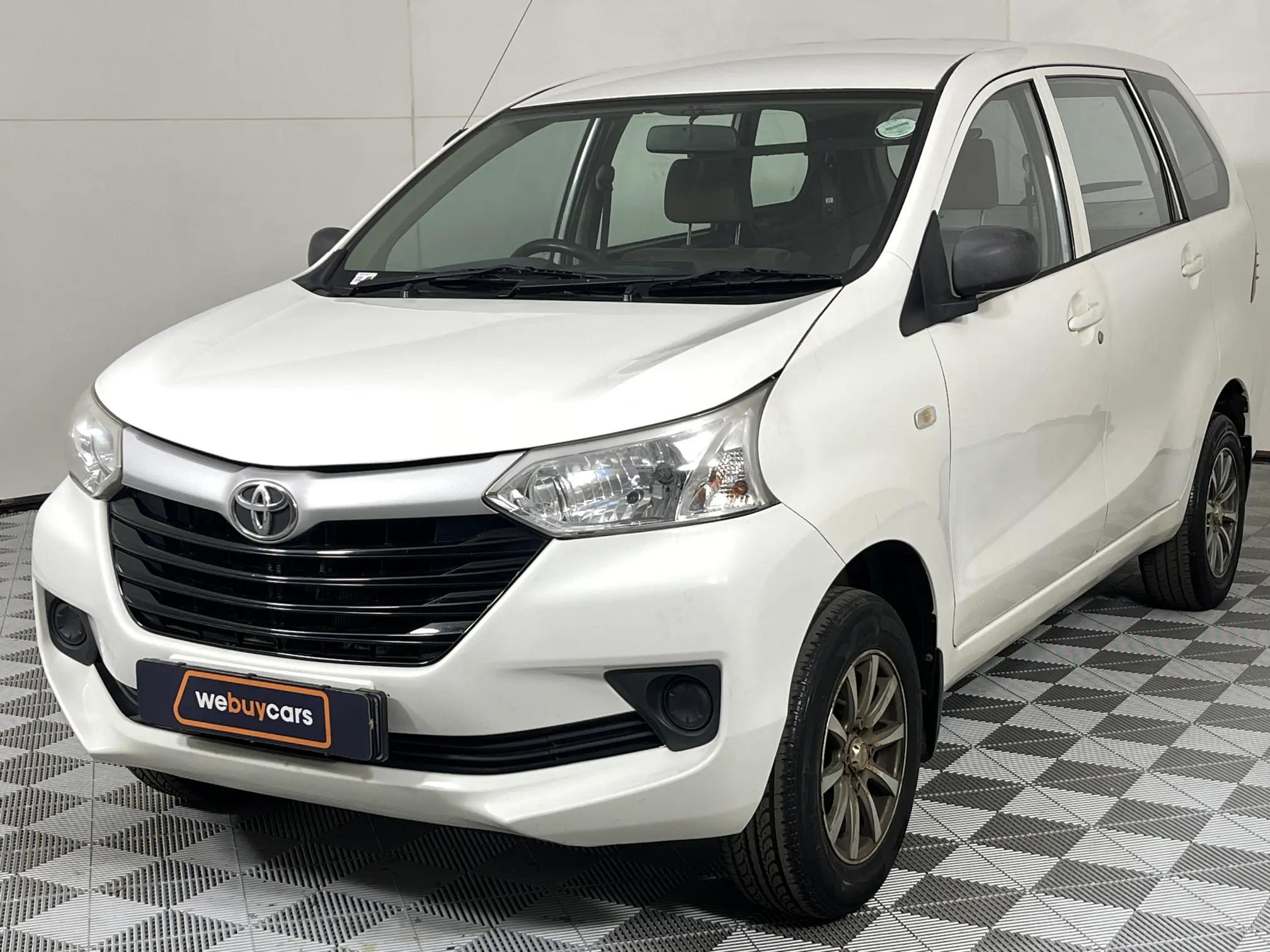 2016 Toyota Avanza 1.3 S Panel Van